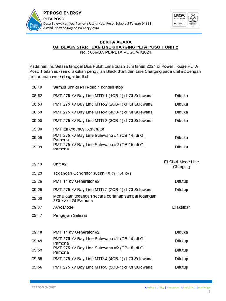 Contoh Berita Acara (Eksternal) | PDF