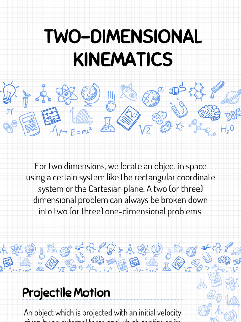 3 Two Dimensional Kinematics | PDF | Acceleration | Kinematics