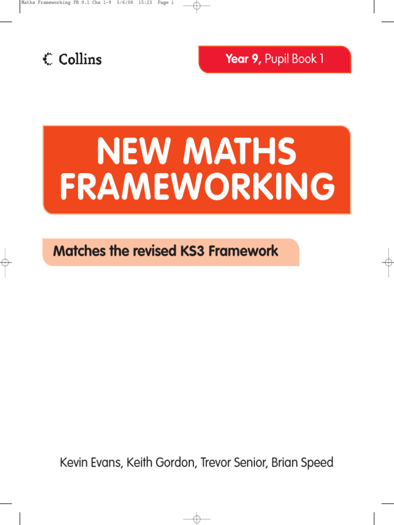 New Maths Frameworking Year 9 Pupil Book 1 332a6 | PDF | Mathematics ...