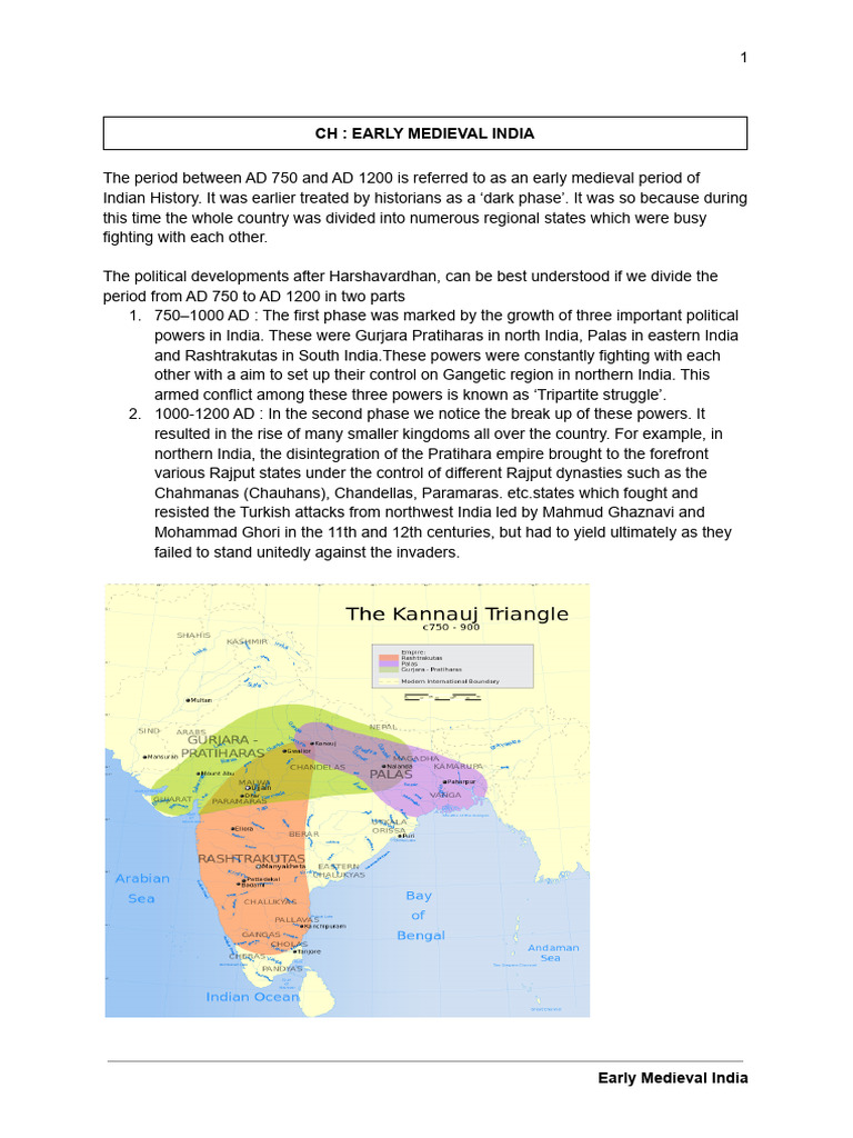 Medieval History Notes - 1248303 | PDF