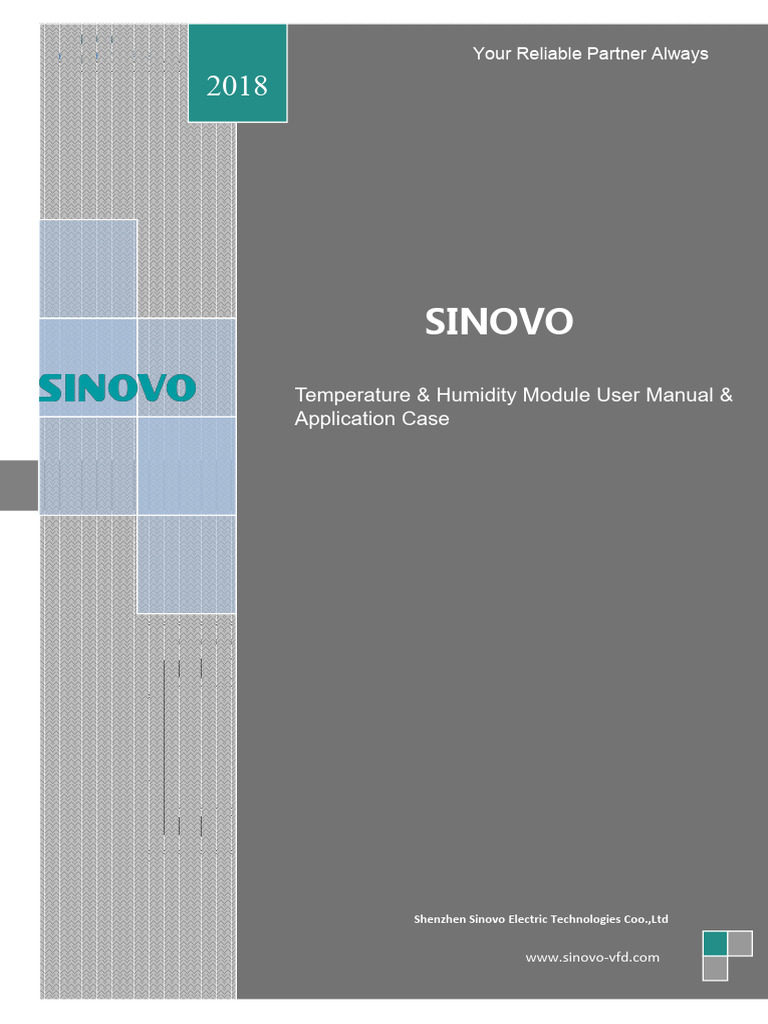Sinovo Temp & Humidity Module Guide | PDF | Power Supply | Manufactured ...
