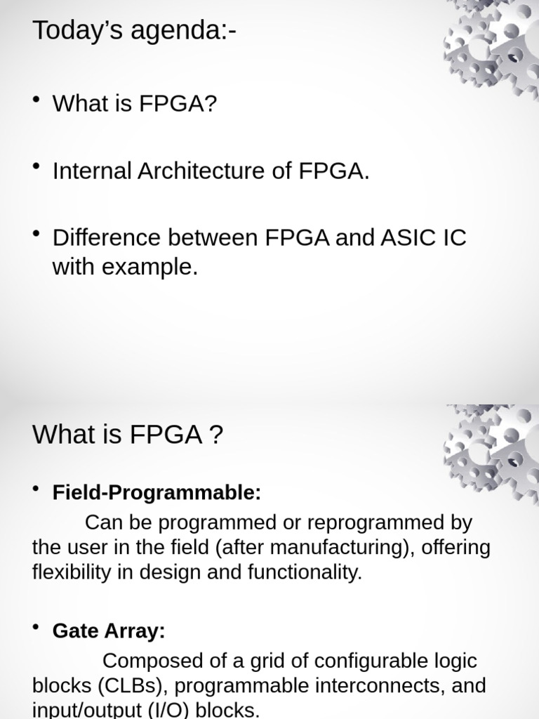 FPGA Basics for Engineers | PDF