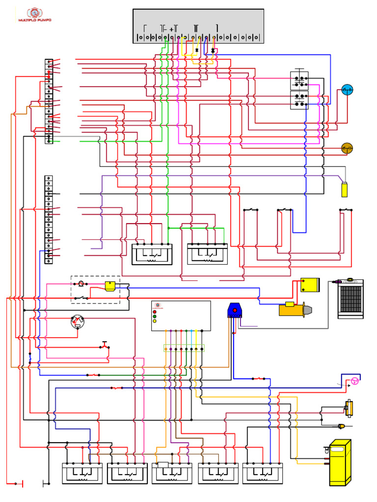 Wiring Cat& Multiflo 420 | PDF | Mechanical Engineering | Electrical ...