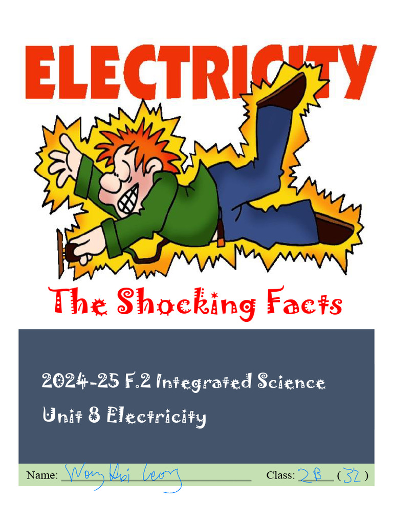 2425 SPC F2 Is Unit 8 Electricity - Student - S Version | PDF ...