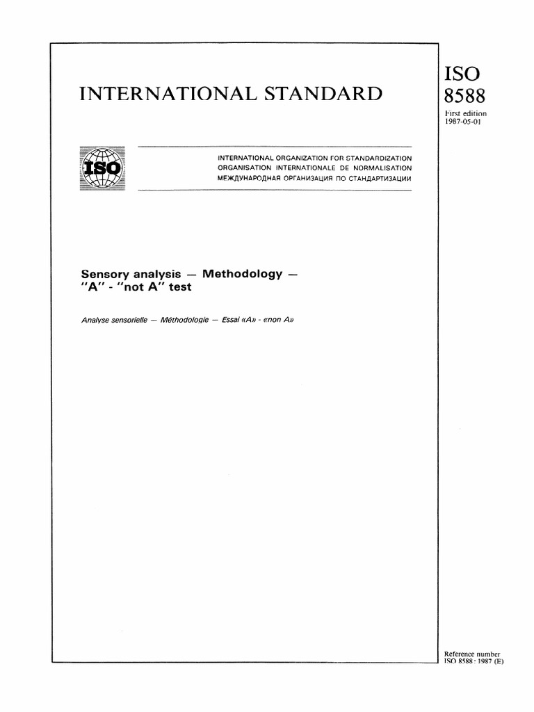 Iso 8588 1987 Ed1 en 15878 1 Ipdf600 | PDF | International Organization ...