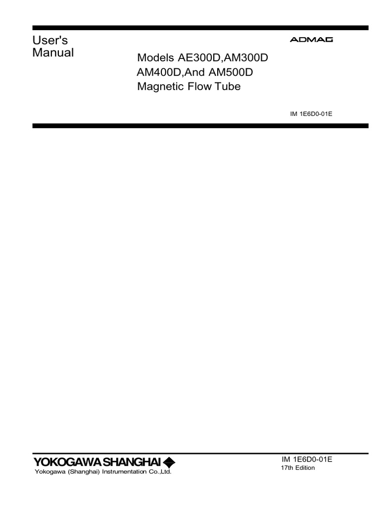 Yokogawa Flow Tube | PDF | Pipe (Fluid Conveyance) | Vacuum Tube