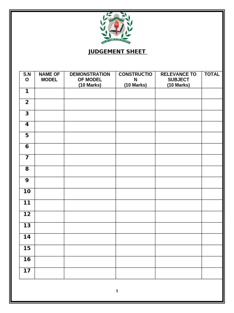 Judgement Sheet | PDF