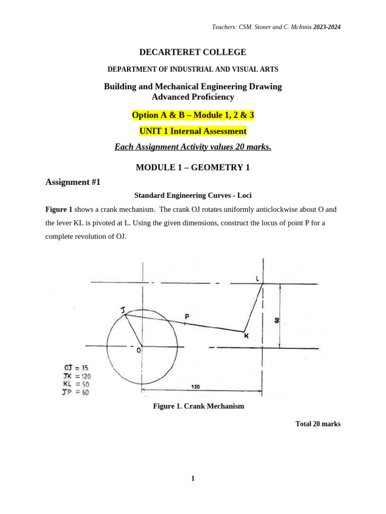 BMED IA Assignments - Unit 1 Mechanical 2023-2024 | PDF | Helix | Machines