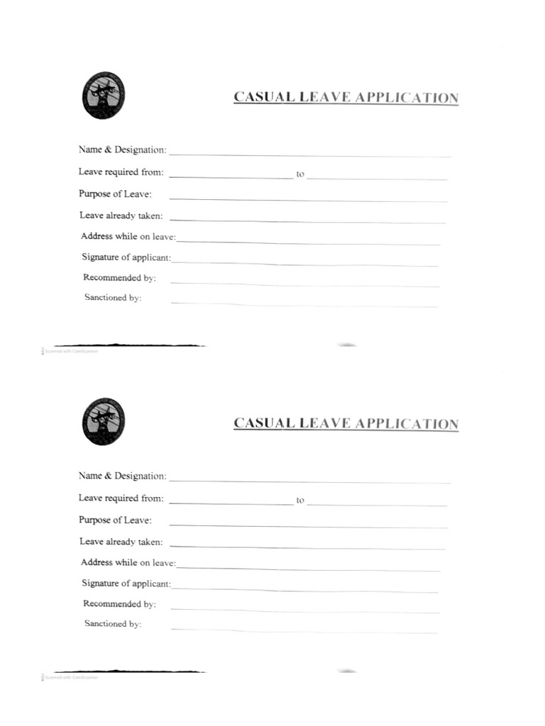 Leave Form | PDF