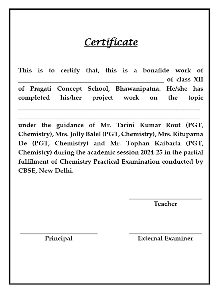 Aknowledgement & Certificate-1 | PDF