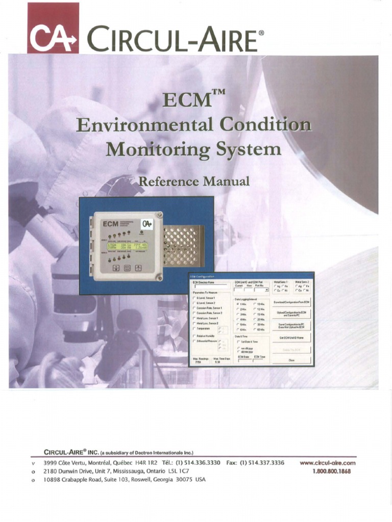 Circul-Aire ECM Data Sheet | PDF | Corrosion | Pressure Measurement