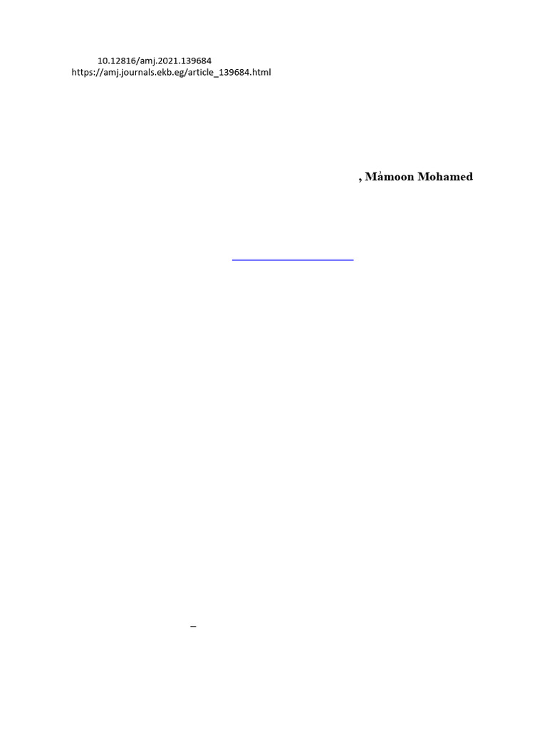 AMJ Volume 50 Issue 1 Pages 47-60 | PDF | Surgery | Infection