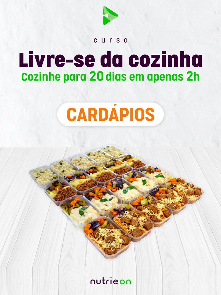 E-book com CARDÁPIOS para uma comida saudável | PDF | Queijo | Batata