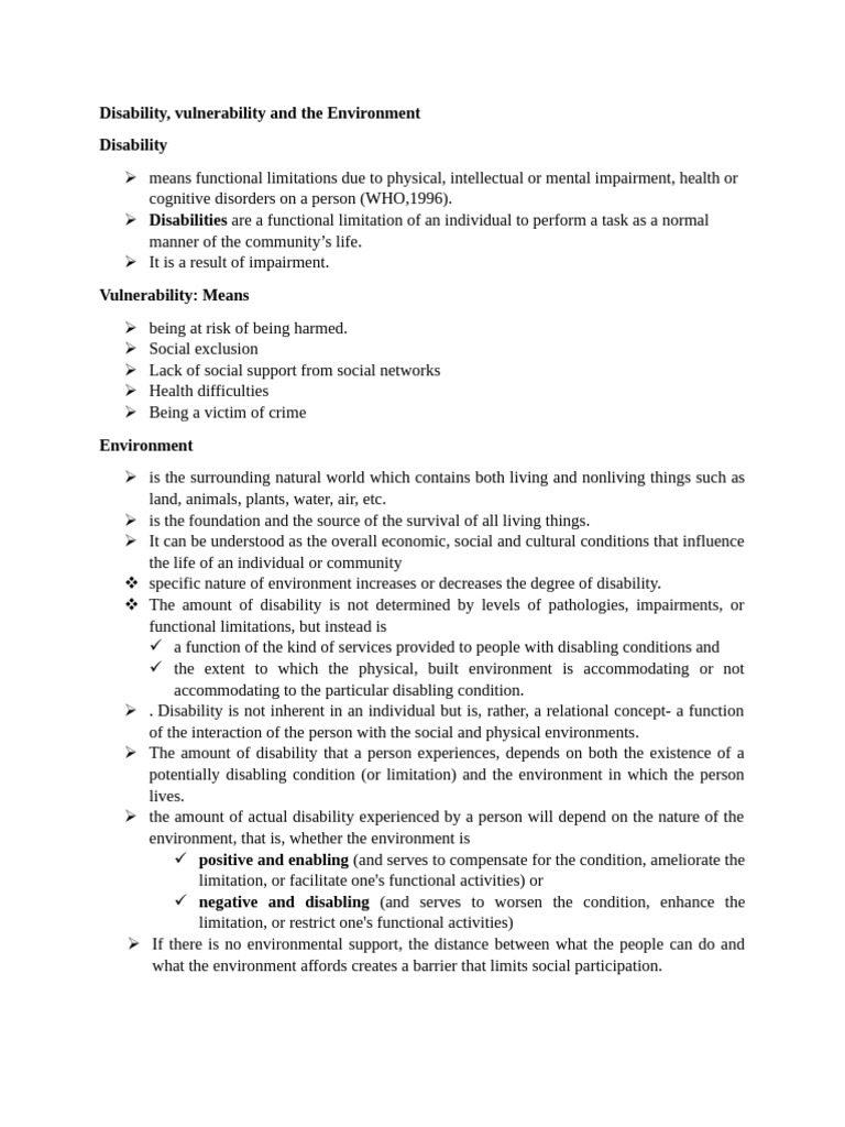 Disability | PDF | Disability | Preventive Healthcare