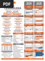 Burnaby School Calendar 2023-26 | PDF