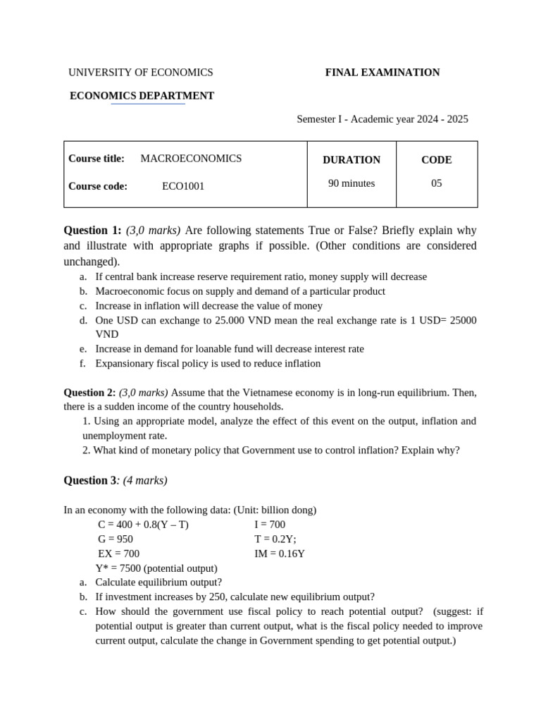 English Version of Macroeconomics | PDF