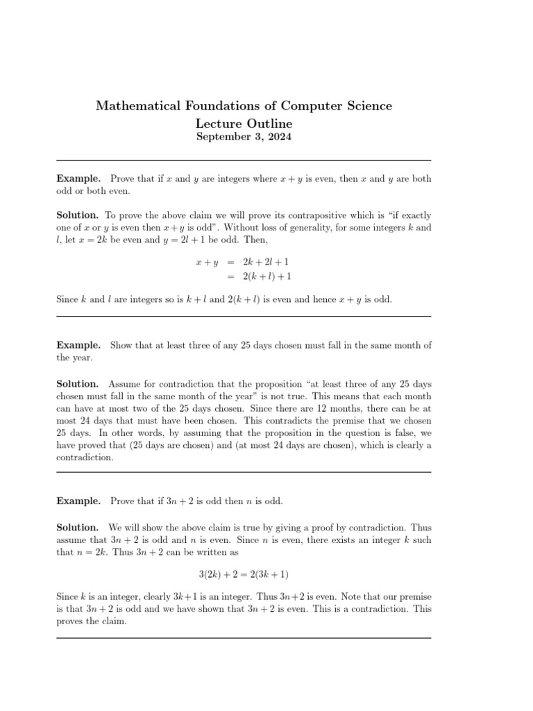 CIS 1600 Lecture 3 | PDF | Arithmetic | Elementary Mathematics