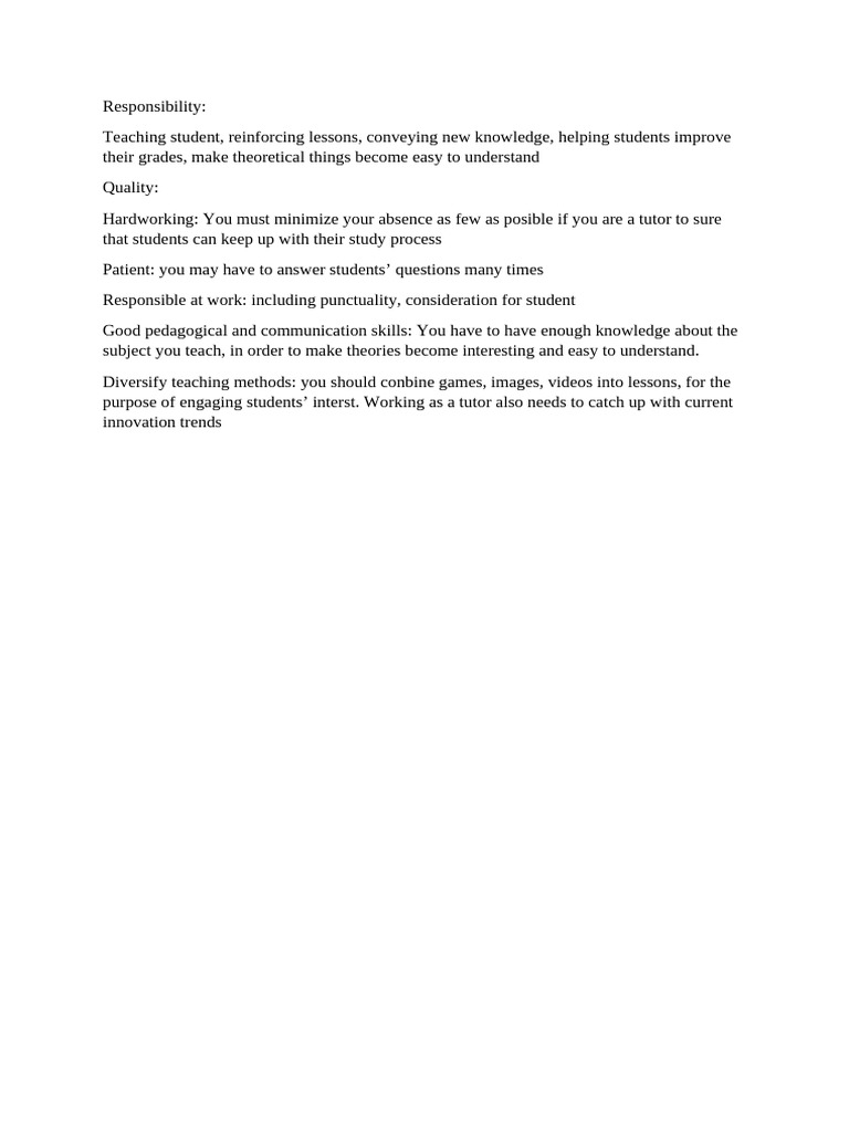Responsibility | PDF