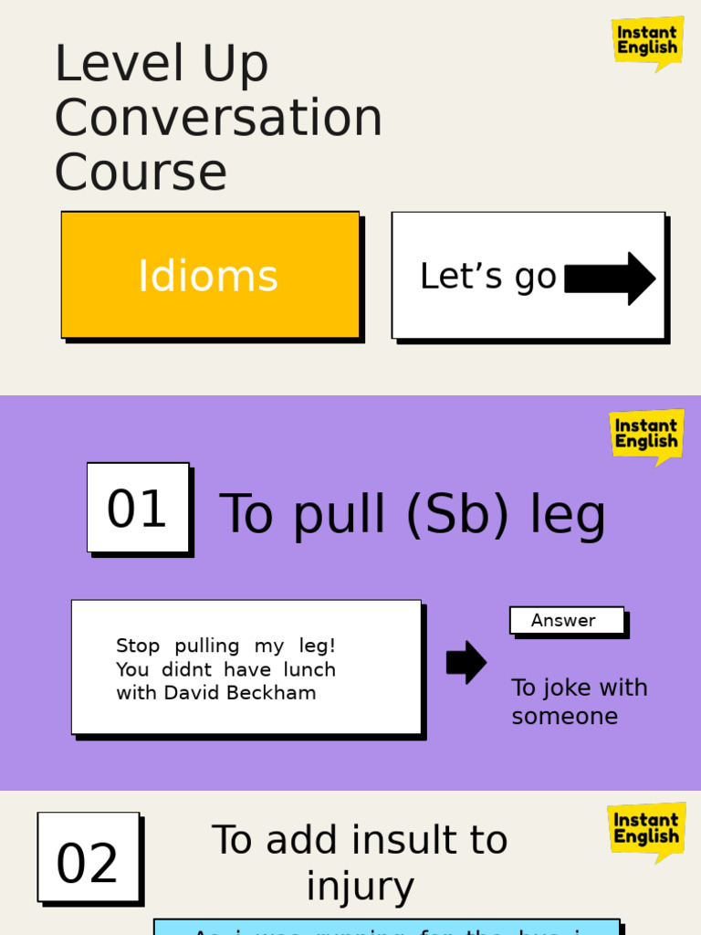6 Common Idioms | PDF