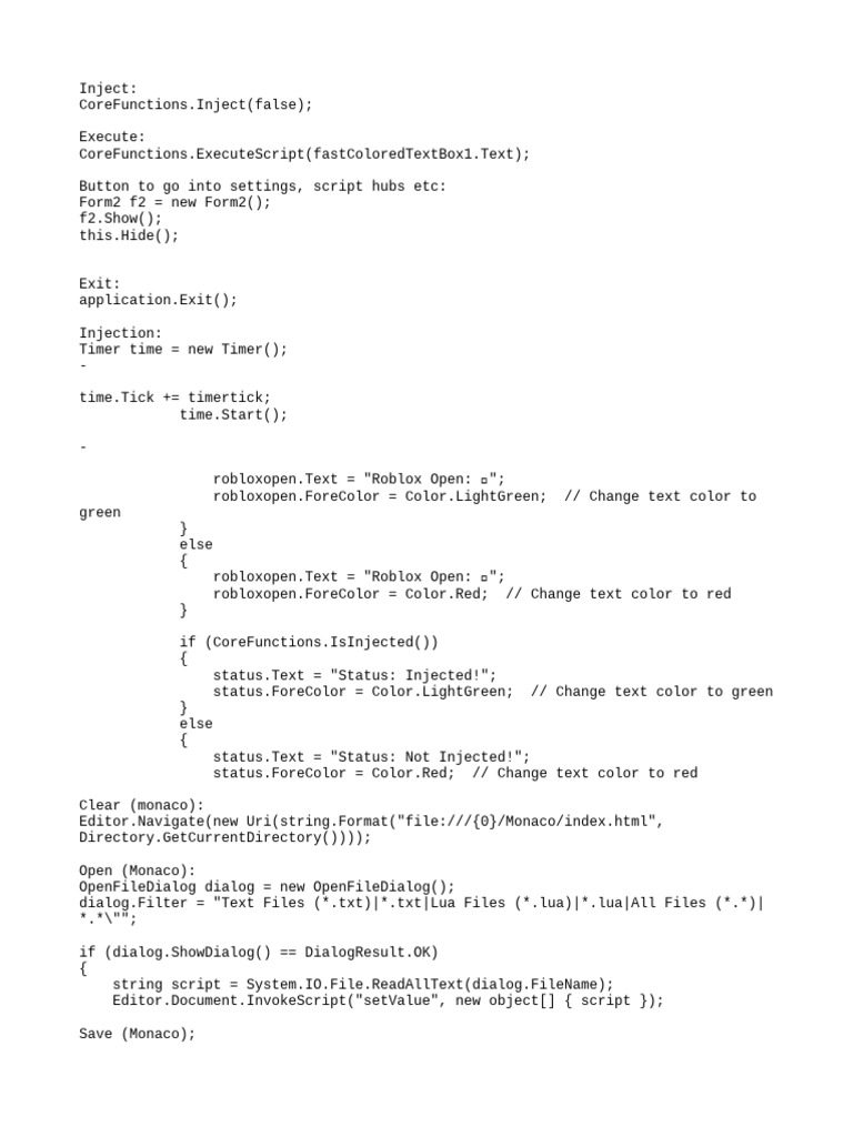 Roblox Script Injection Tool Guide | PDF