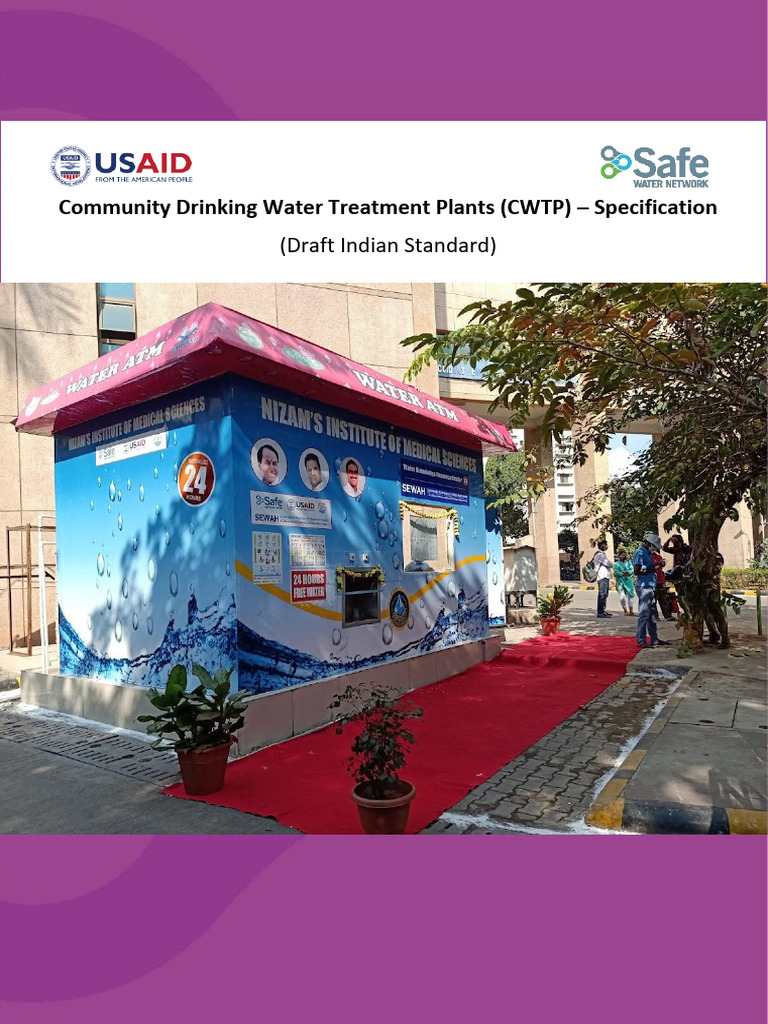 Model Document - Community Drinking Water Treatment Plants (CWTP ...