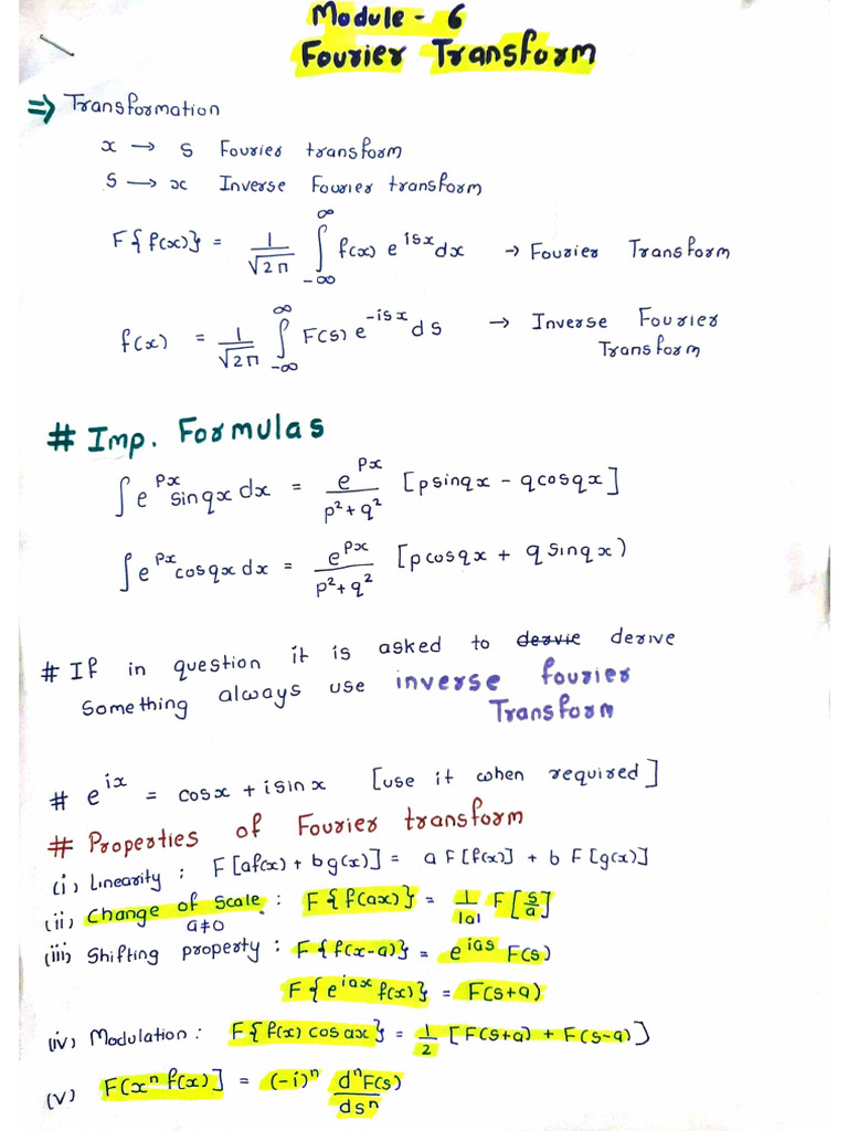 Module6 Z Transform Notes | PDF