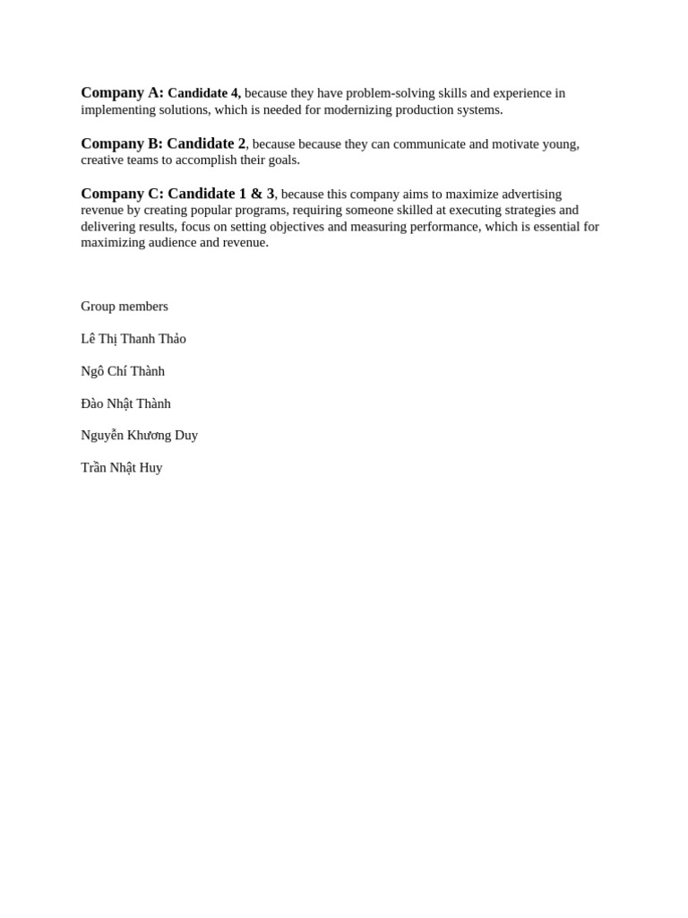 Case Study (Team 5) | PDF