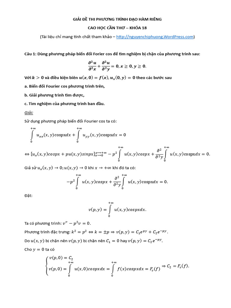 Giai de Thi PT DHR k18 | PDF