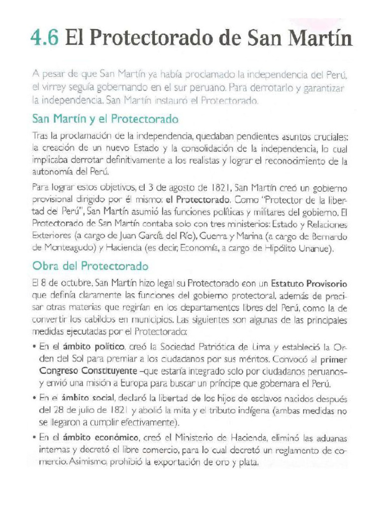 Tema El Protectorado 3ro | PDF
