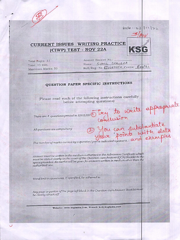 Sunil chandra-CIWP nov 22A(3-nov)_0001 | PDF