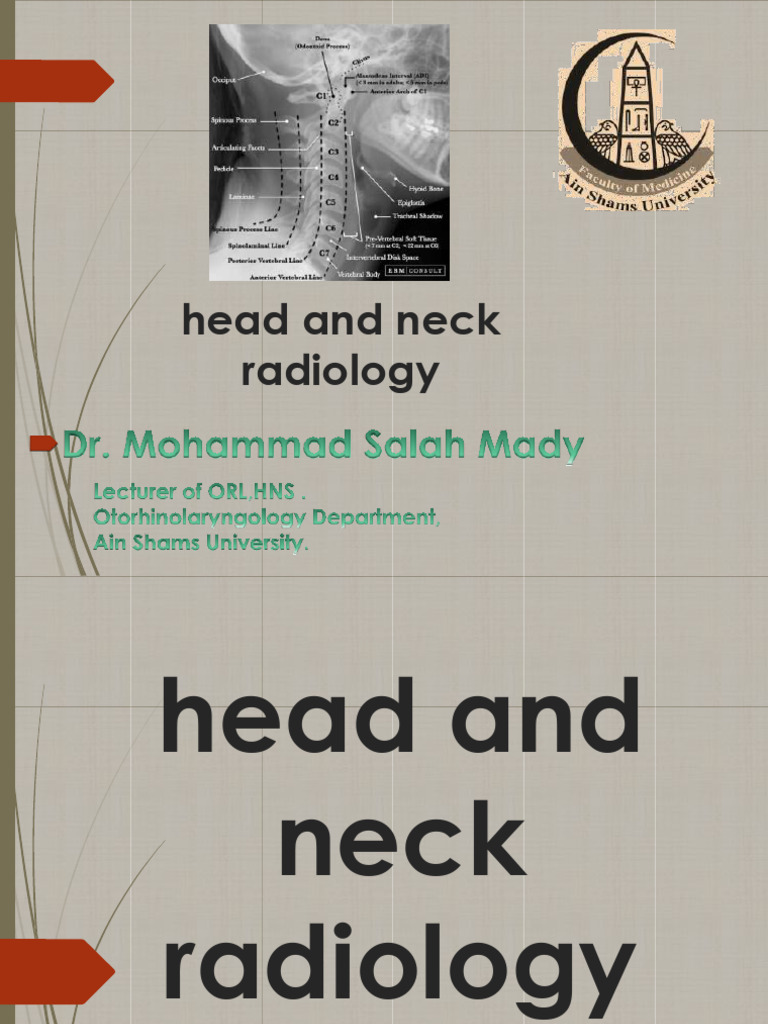 Head and Neck Radiology Me UG | PDF