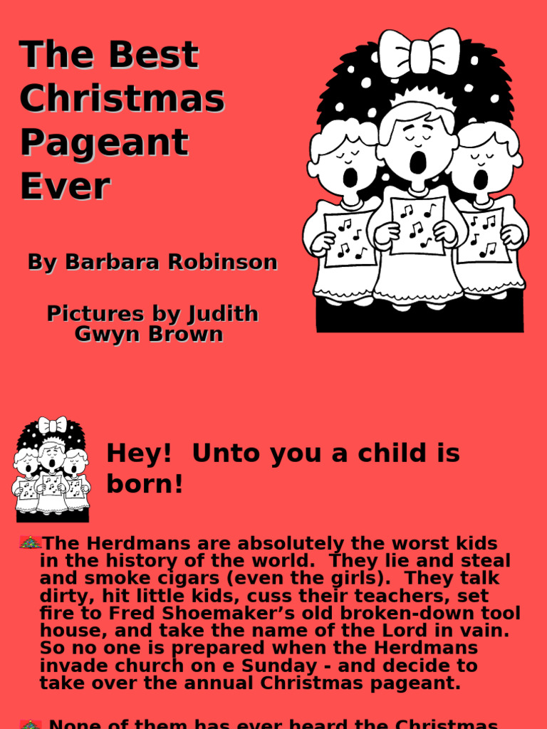 VOCAB_The Best Christmas Pageant Ever (1) | PDF
