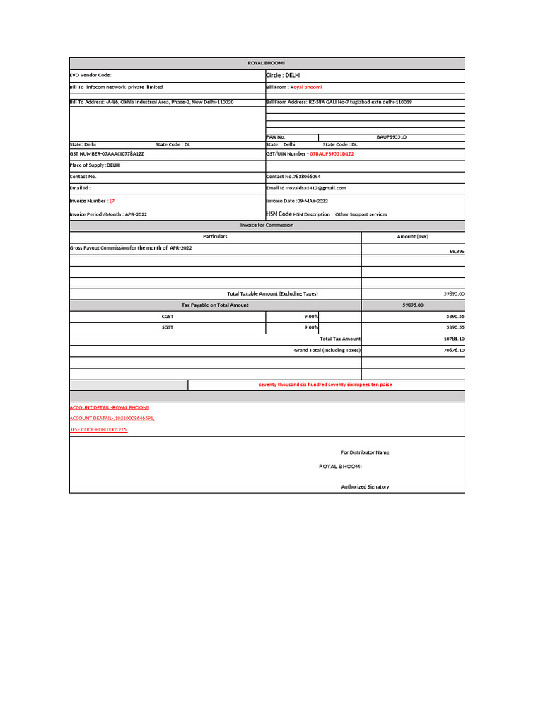 APR invoice | PDF | Bharatiya Janata Party | Governance
