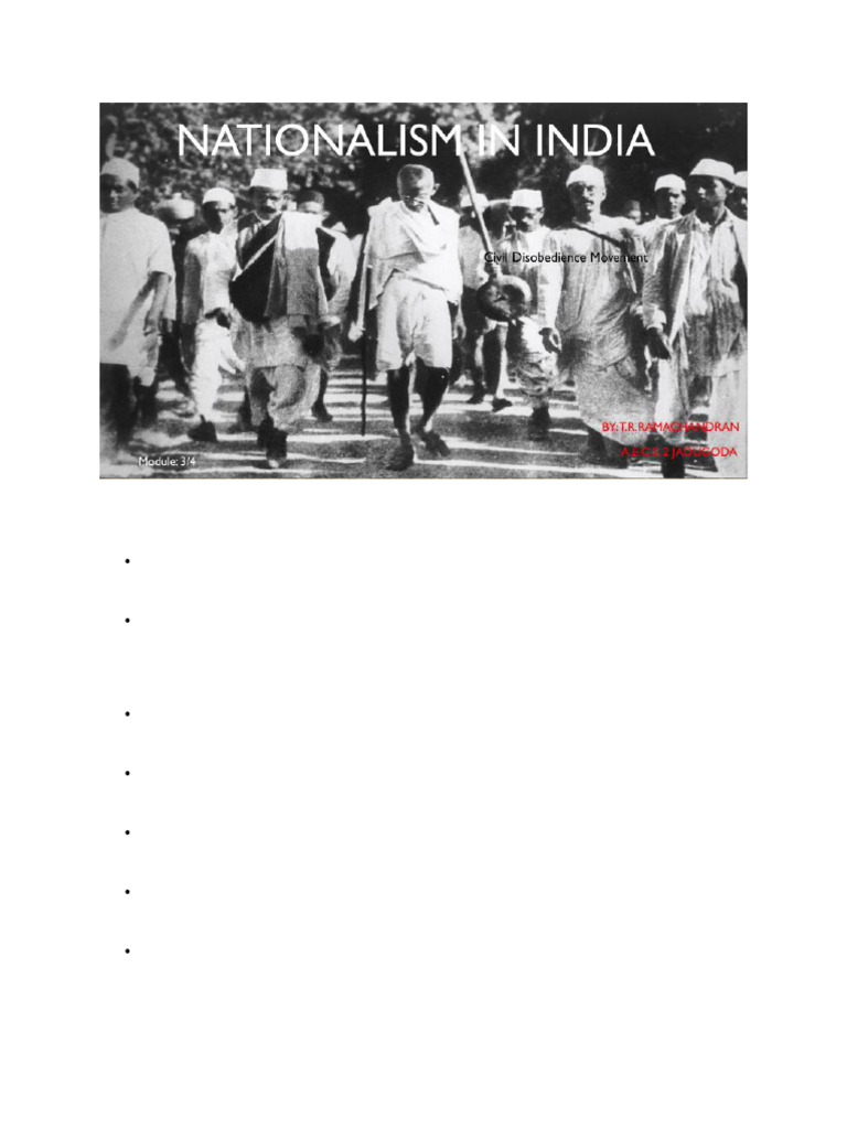 PDF_Nationalism_in_India_3(1) | PDF | Mahatma Gandhi | Indian Nationalism