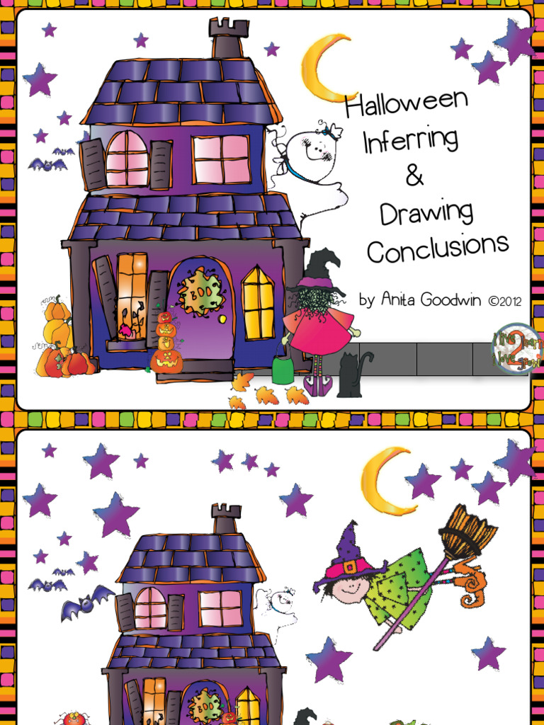 Halloween Inferring & Drawing Conclusions: by Anita Goodwin | PDF