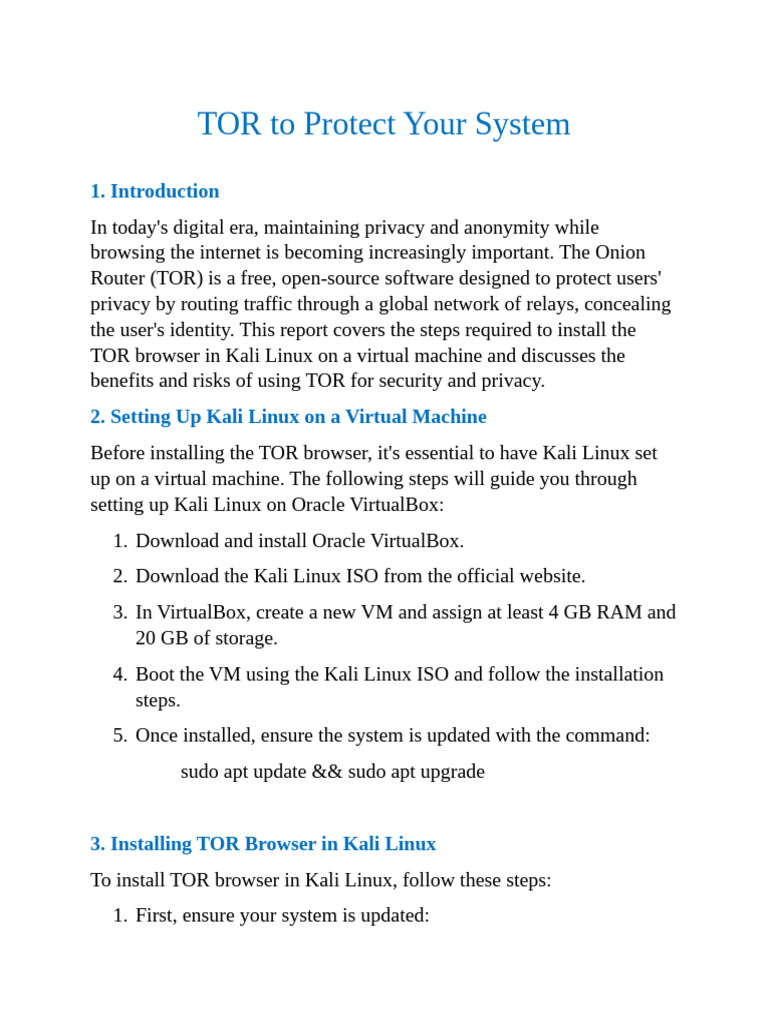 TOR To Protect Your System | PDF | Computer Network | Digital Rights