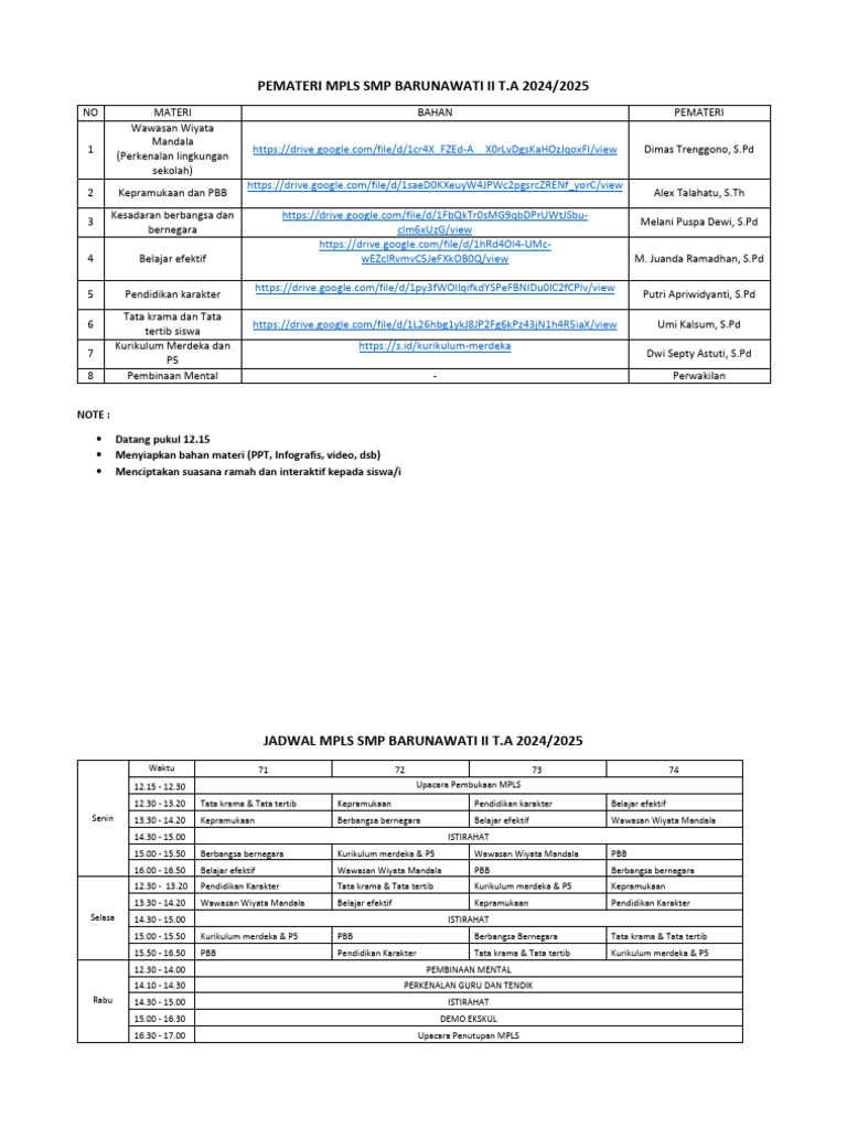 PEMATERI MPLS-1 | PDF