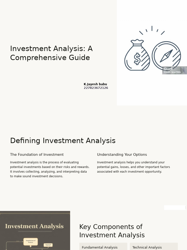 Investment Analysis A Comprehensive Guide | PDF | Investing | Valuation ...