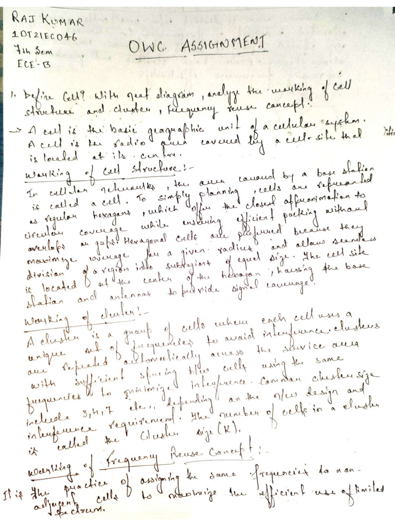 Owc Assignment | PDF