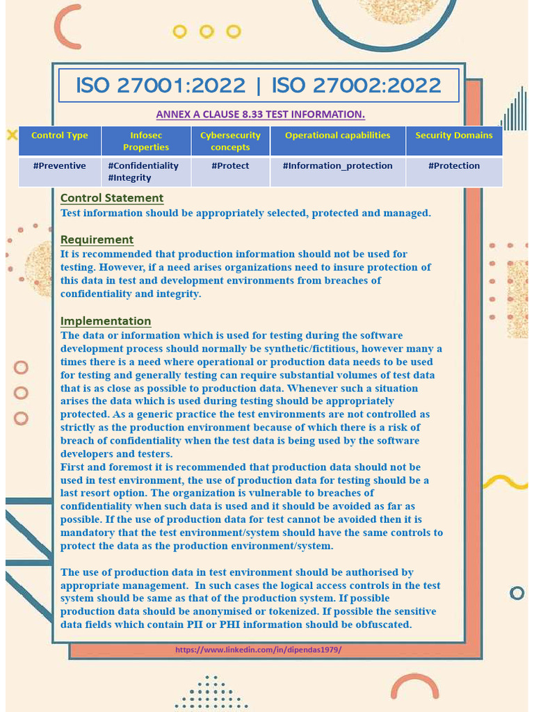 Test Information | PDF