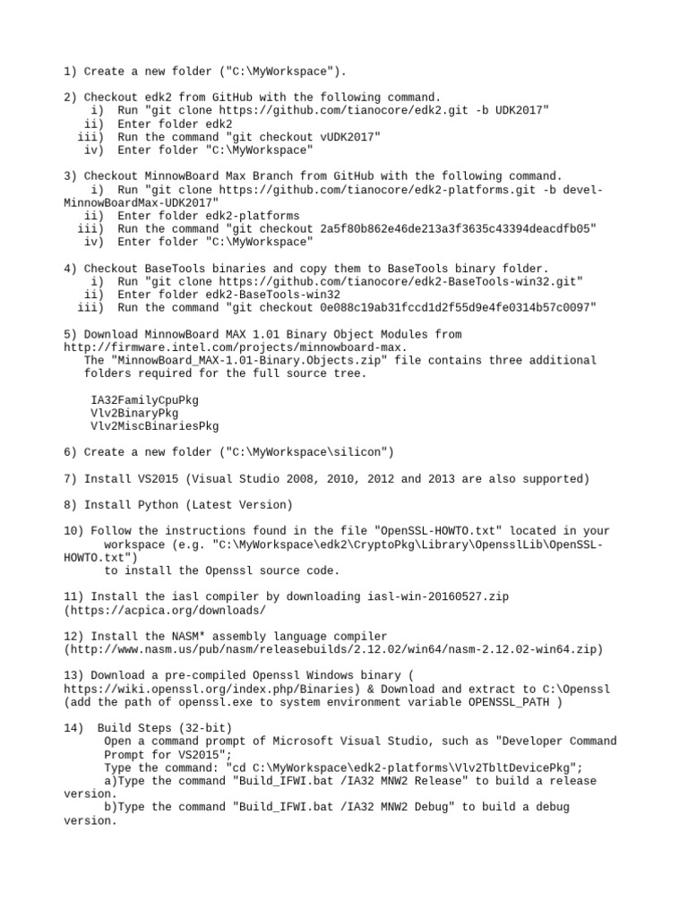 Firmware - Build (1) | PDF | Operating System Technology | Computing