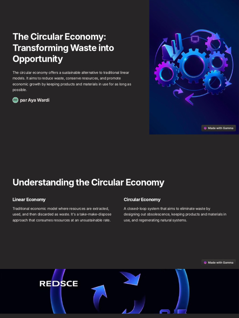 The Circular Economy Transforming Waste Into Opportunity 2 | PDF ...