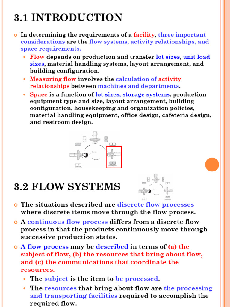 Chapter 3 Flow Systems, Activity Relationships and Space Requirements | PDF | Logistics | Inventory