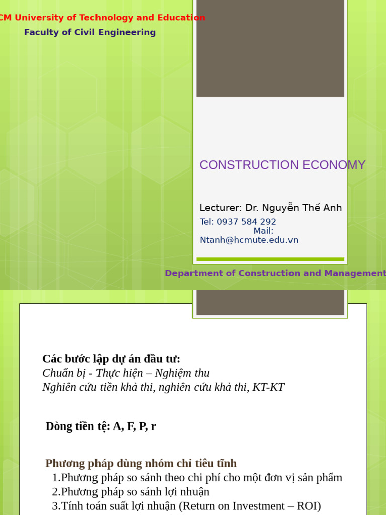 Kinh Te Xây D NG - c2c | PDF