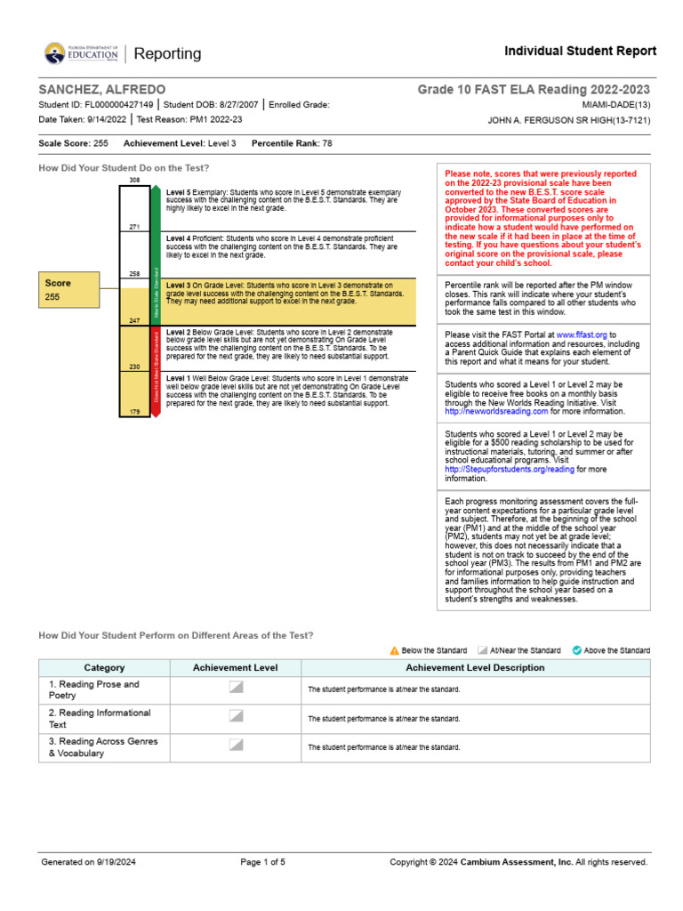 Grade 10 FAST ELA Reading | PDF | Essays | Rhetoric