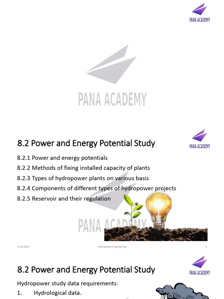 Civil Engineers' Hydropower Prep | PDF | Hydroelectricity | Power Station