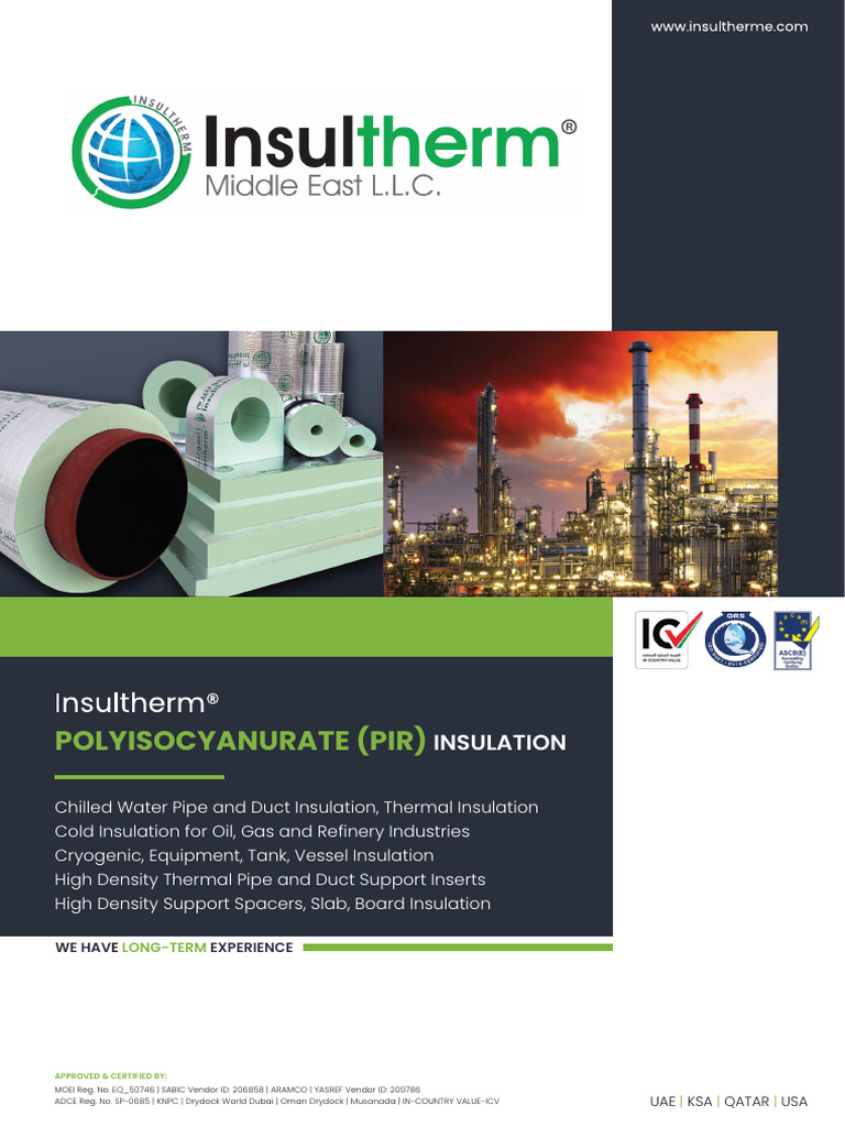 Insultherm Polyisocyanurate Insulation - DATA SHEET | PDF | Thermal ...