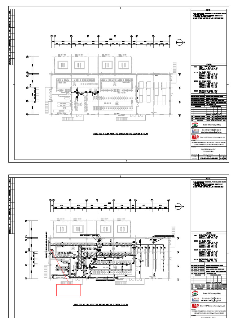 WOUP-DS2-HBP-EA-4005-0002_002 Cable Routing Layout for Substation | PDF