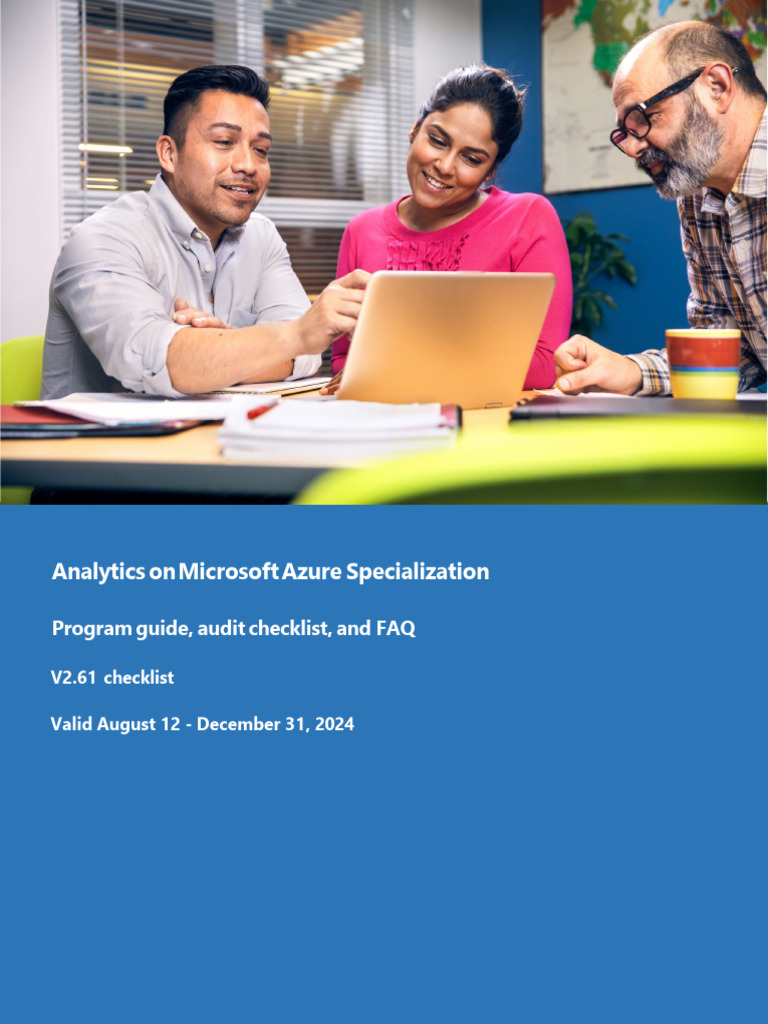 V2 - 61 Analytics On Azure Specialization Audit Checklist | PDF ...