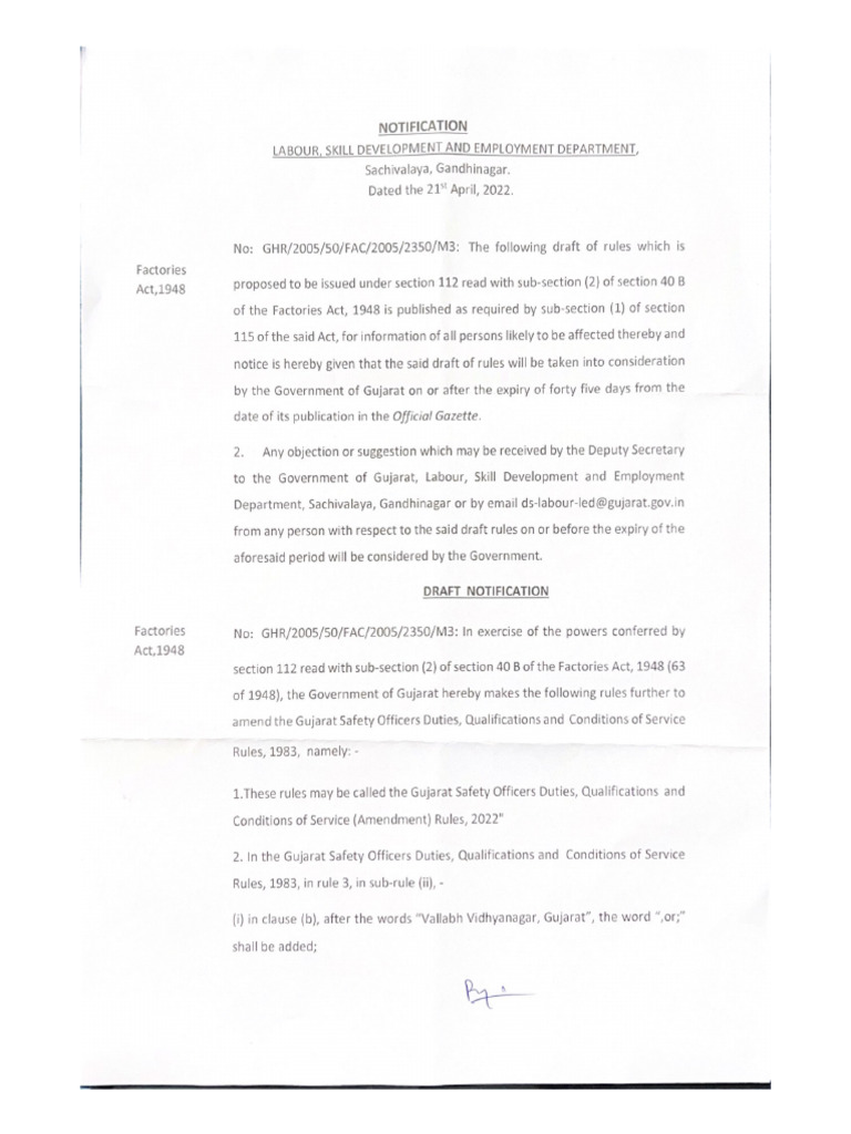 Notification | PDF